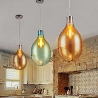 China Art glass pendant lights fixtures for indoor home Dining room Kitchen (WH-GP-05) for sale