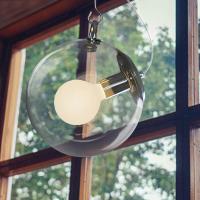 China Gallery Glass Ball pendant lamp for indoor home Kitchen Dining room Hanging light (WH-GP-10) for sale