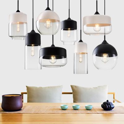 China Geometric Drop glass pendant light Fixtures for Indoor home Lighting Fixtures (WH-GP-16) for sale