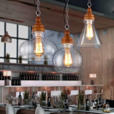 China Cut glass pendant light for indoor Coffe Bar Shop Lighting Fixtures (WH-GP-19) for sale