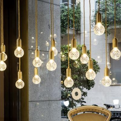 China Small Glear glass pendant lights for indoor Dining room Kitchen Lighting Fixtures (WH-GP-23) for sale