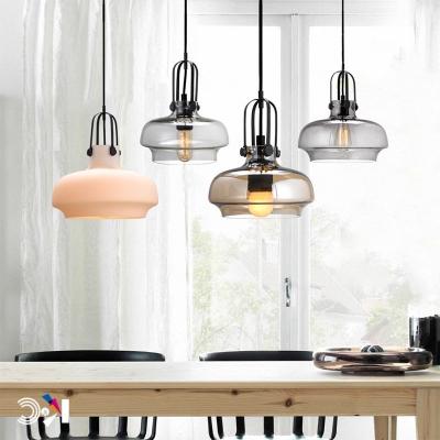 China Smoked glass ceiling pendant lamp fixtures Indoor decoration (WH-GP-26) for sale