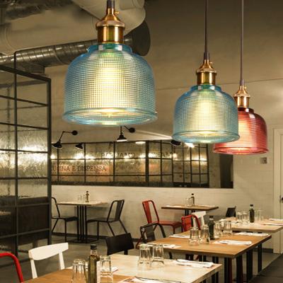 China Glass cylinder pendant shade for Bar Coffee shop Restaurant Lighting Fixtures (WH-GP-25) for sale