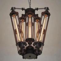 China Retro Industrial Style Iron Chandeliers Pendant Lamp （WH-AP-712） for sale