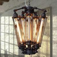 China Retro Industrial Style Iron Chandeliers Pendant Lamp （WH-AP-712） for sale