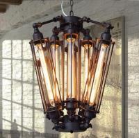 China Retro Industrial Style Iron Chandeliers Pendant Lamp （WH-AP-712） for sale
