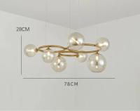 China Magic Beans Chandelier Glass Bubbles Round G9 Light Fixture （WH-AP-719） for sale