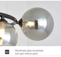 China Magic Beans Chandelier Glass Bubbles Round G9 Light Fixture （WH-AP-719） for sale
