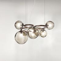 China Magic Beans Chandelier Glass Bubbles Round G9 Light Fixture （WH-AP-719） for sale
