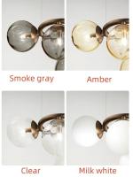 China Magic Beans Chandelier Glass Bubbles Round G9 Light Fixture （WH-AP-719） for sale