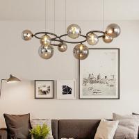 China Magic Beans Chandelier Glass Bubbles Round G9 Light Fixture （WH-AP-719） for sale