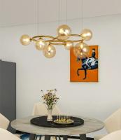 China Magic Beans Chandelier Glass Bubbles Round G9 Light Fixture （WH-AP-719） for sale