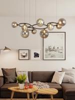 China Magic Beans Chandelier Glass Bubbles Round G9 Light Fixture （WH-AP-719） for sale