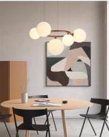China Magic Beans Chandelier Glass Bubbles Round G9 Light Fixture （WH-AP-719） for sale
