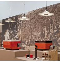 China Nordic Flying Saucer Red Black Ceiling Pendant Lights （WH-AP-722） for sale