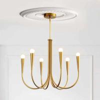 China Retro Design Art Pendant Chandelier for Living Room Bedroom Gold Candle Restaurant Light （WH-AP-723） for sale