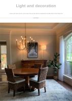 China Retro Design Art Pendant Chandelier for Living Room Bedroom Gold Candle Restaurant Light （WH-AP-723） for sale