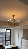 China Retro Design Art Pendant Chandelier for Living Room Bedroom Gold Candle Restaurant Light （WH-AP-723） for sale