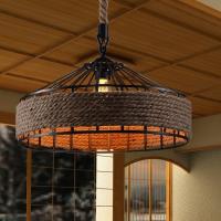 China Vintage  rope pendant light chandelier Lighting For dining room Kitchen (WH-VP-15) for sale