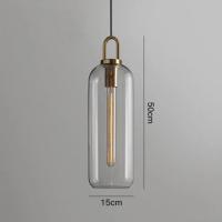 China Postmodern retro hanging lamp Luxury Restaurant Nordic Ball Single glass pendant light(WH-GP-183) for sale