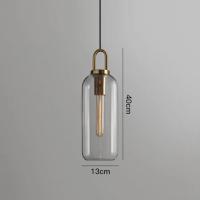 China Postmodern retro hanging lamp Luxury Restaurant Nordic Ball Single glass pendant light(WH-GP-183) for sale