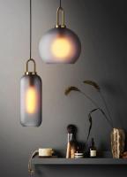 China Postmodern retro hanging lamp Luxury Restaurant Nordic Ball Single glass pendant light(WH-GP-183) for sale