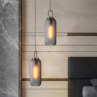 China Postmodern retro hanging lamp Luxury Restaurant Nordic Ball Single glass pendant light(WH-GP-183) for sale