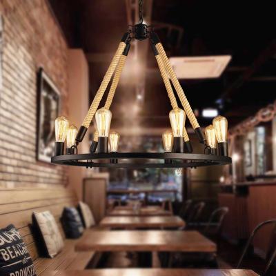 China Industrial linen pendant light For Kitchen Bar Restaurant Lighting Fixtures (WH-VP-17) for sale