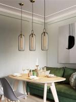 China Postmodern retro hanging lamp Luxury Restaurant Nordic Ball Single glass pendant light(WH-GP-183) for sale