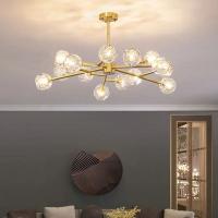 China Postmodern branch chandelier living room lamp simple chandelier crystals light (WH-GP-184) for sale