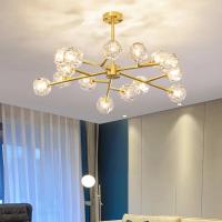 China Postmodern branch chandelier living room lamp simple chandelier crystals light (WH-GP-184) for sale