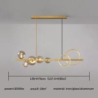 China European chandelier creative magic bean glass bubble lamp  (WH-GP-185) for sale