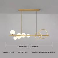 China European chandelier creative magic bean glass bubble lamp  (WH-GP-185) for sale