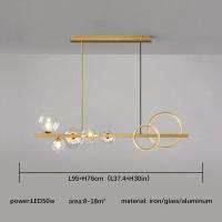 China European chandelier creative magic bean glass bubble lamp  (WH-GP-185) for sale