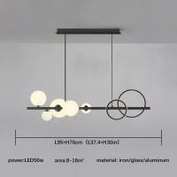 China European chandelier creative magic bean glass bubble lamp  (WH-GP-185) for sale