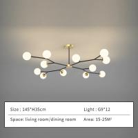 China luxury Postmodern molecular lamp creative magic bean glass bubble lamp  (WH-GP-186) for sale