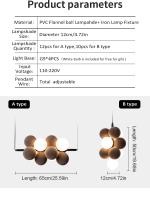 China Post-modern bubble lamp Abstracta Pendant Lamp (WH-GP-187) for sale