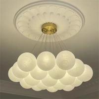 China Nordic bubble pendant lamp Cream Cloud Glass Ball Chandelier (WH-GP-188) for sale