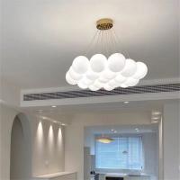 China Nordic bubble pendant lamp Cream Cloud Glass Ball Chandelier (WH-GP-188) for sale