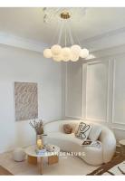 China Nordic bubble pendant lamp Cream Cloud Glass Ball Chandelier (WH-GP-188) for sale