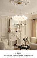 China Nordic bubble pendant lamp Cream Cloud Glass Ball Chandelier (WH-GP-188) for sale