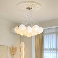 China Nordic bubble pendant lamp Cream Cloud Glass Ball Chandelier (WH-GP-188) for sale
