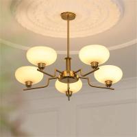 China Mid century Bauhaus Chandeliers French Cream white glass Pendant lamp (WH-GP-189) for sale