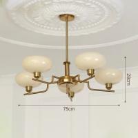 China Mid century Bauhaus Chandeliers French Cream white glass Pendant lamp (WH-GP-189) for sale
