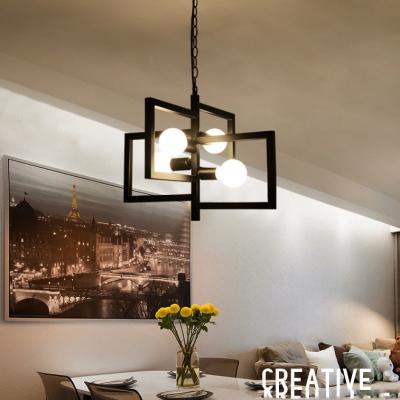 China Vintage Square farmhouse pendant lights for Kitchen Dining room (WH-VP-31) for sale