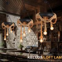 China Loft Designer tyre Pendant Lamp For Bar Coffee Shop Restaurant Lighting（WH-VP-38） for sale