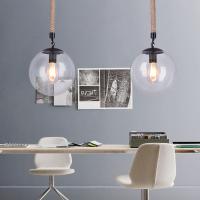China Iron  Rope pendant Lamp creative bar cafe balcony industrial Hanging Lamp (WH-VP-51) for sale