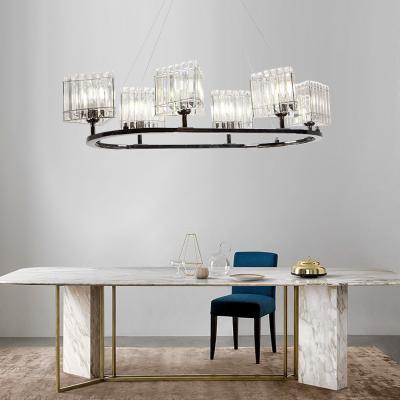 China Crystal Drop down Hanging light fixtures For Dining room Kitchen restaurant Decor (WH-AP-90) for sale