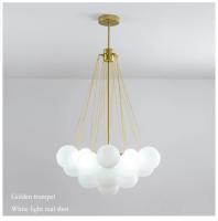 China Modern Glass Ball Chandelier Black Gold Frosted Glass bubble light (WH-GP-190) for sale