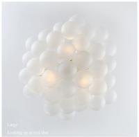 China Modern Glass Ball Chandelier Black Gold Frosted Glass bubble light (WH-GP-190) for sale